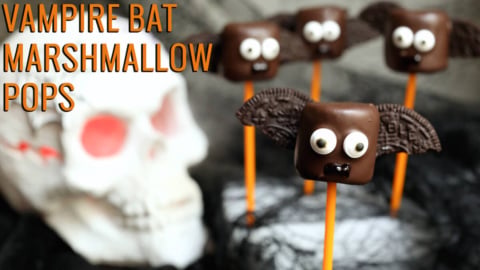 Vampire Bat Marshmallow Pops Recipe