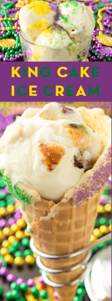 King Cake Ice Cream Recipe