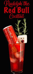 Rudolph the Red Bull Cocktail