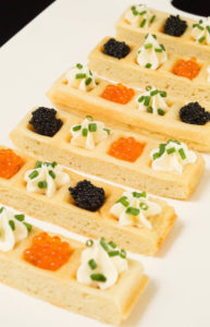 Caviar Waffle Sticks Recipe