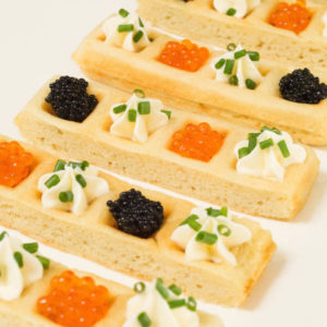 Caviar Waffle Sticks Recipe