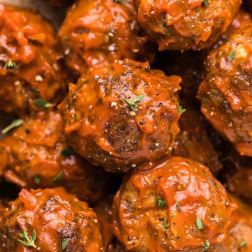 Bison Meatballs