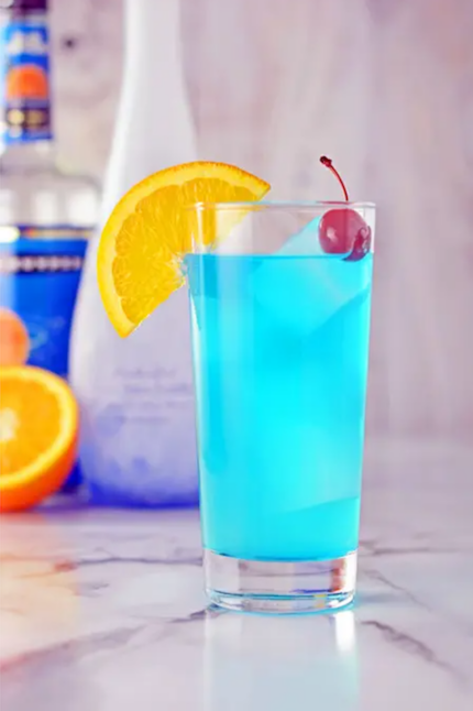 Cocktails with Blue Curacao - Cooking With Janica
