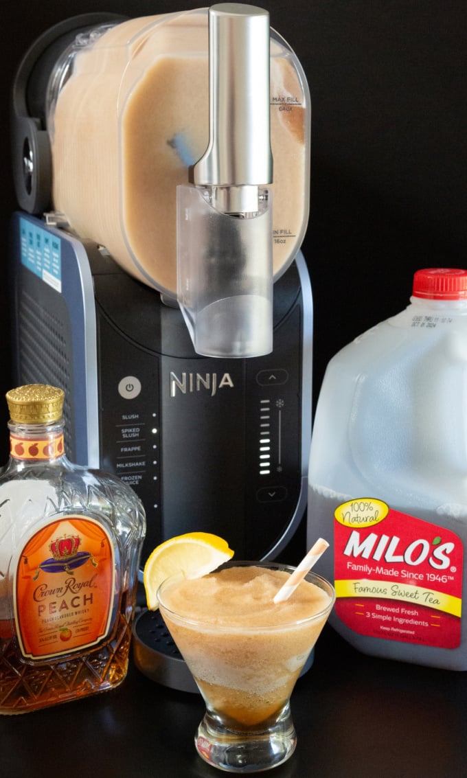 Crown Peach Slushy (Ninja Slushi Recipe)