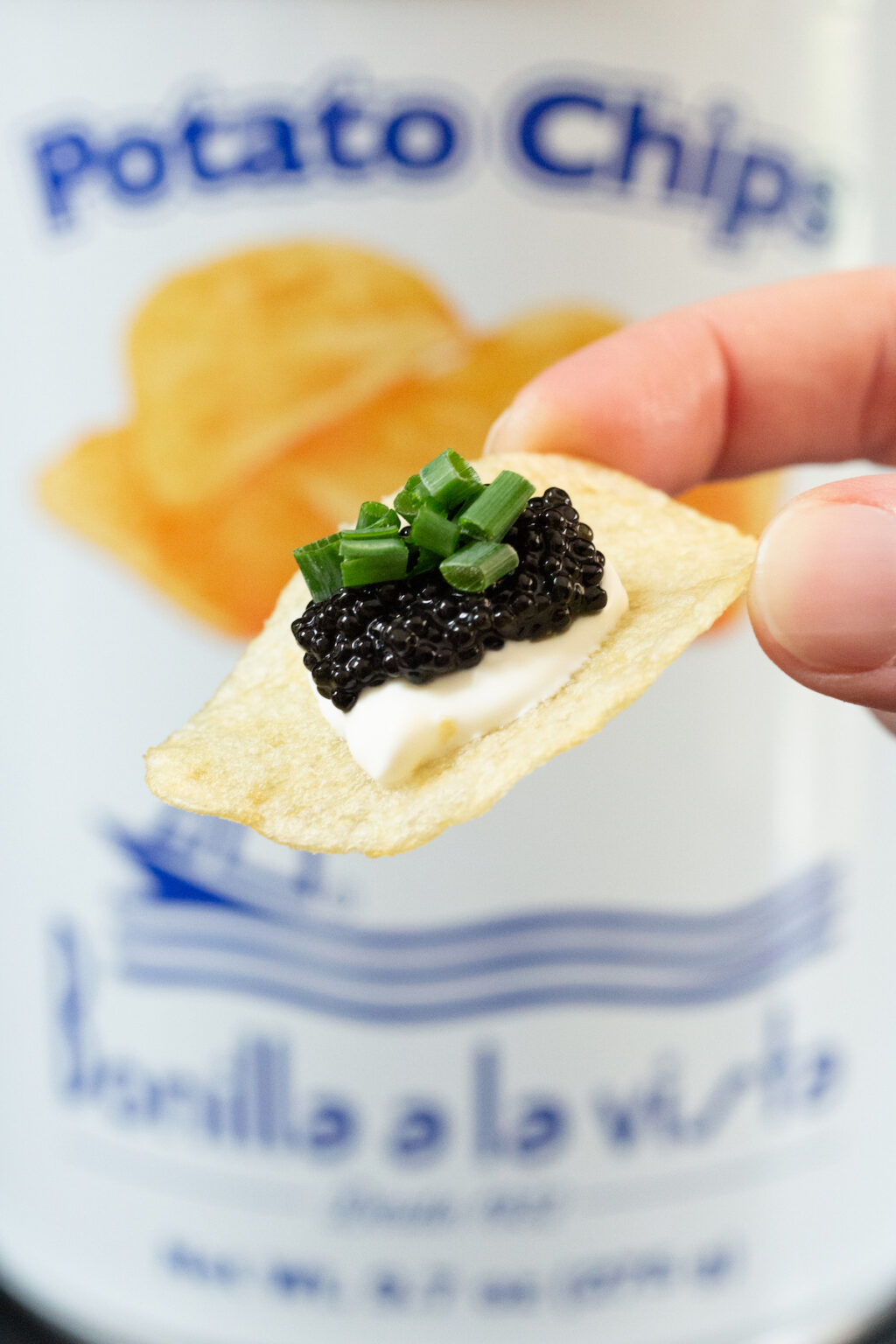Caviar and Potato Chips