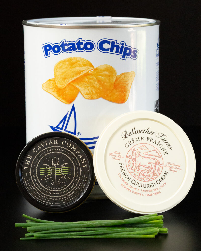 Caviar and Potato Chips