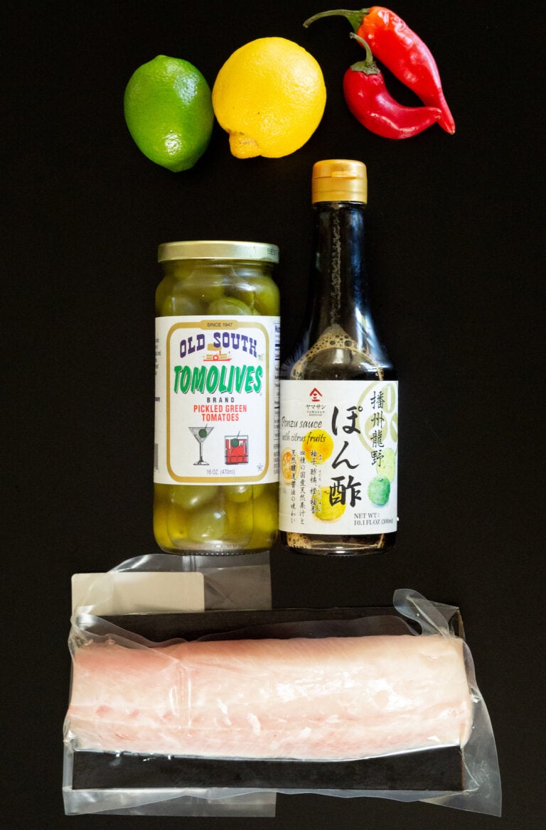 Hamachi Crudo - Cooking With Janica